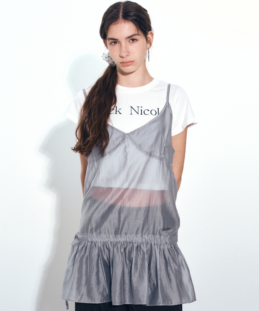 LAYERED SHEER STRING SLEEVELESS_VINTAGE BLUE - NICKNICOLE