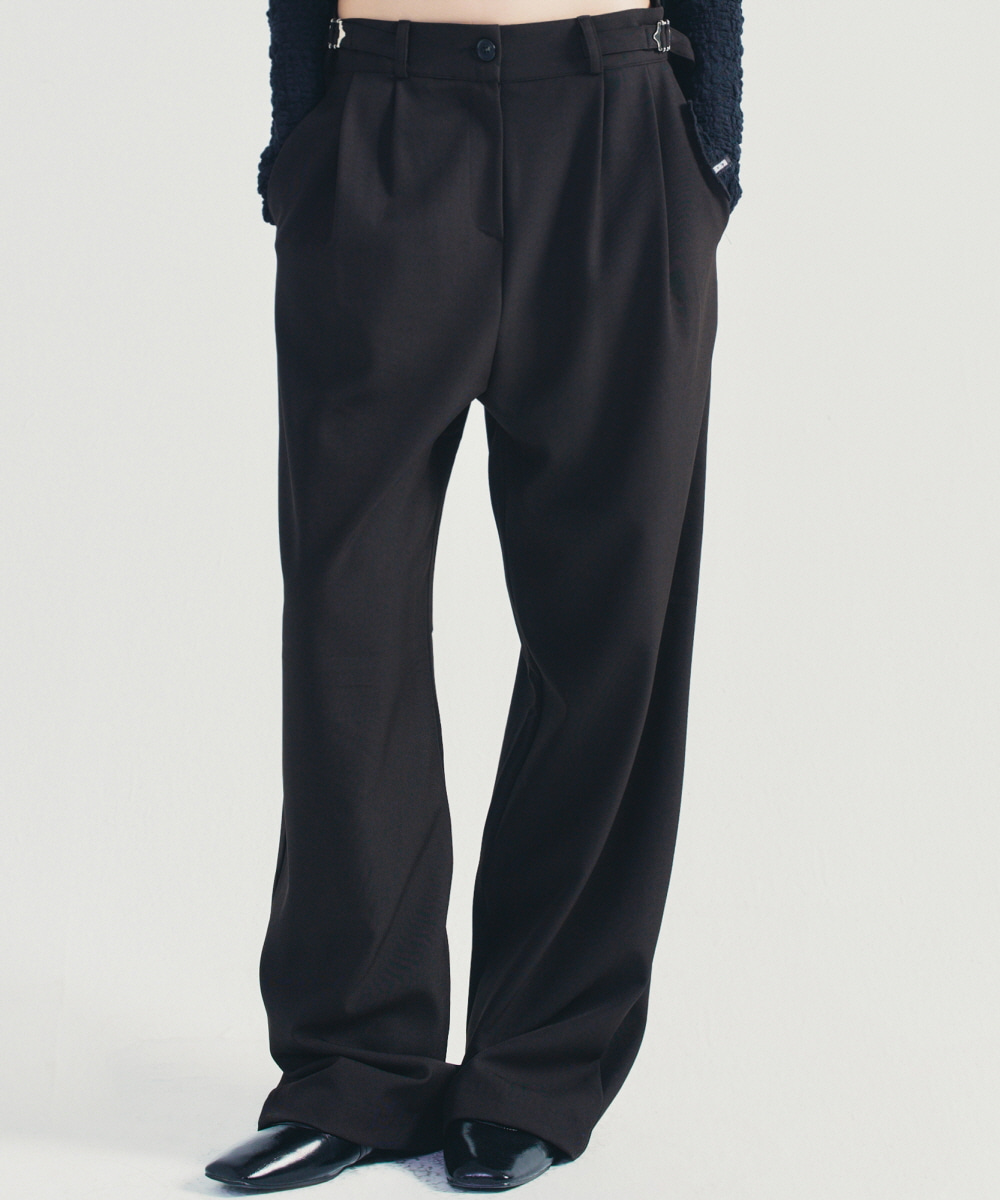 닉앤니콜 | WIDE COMFORT DOUBLE PLEATS SLACKS