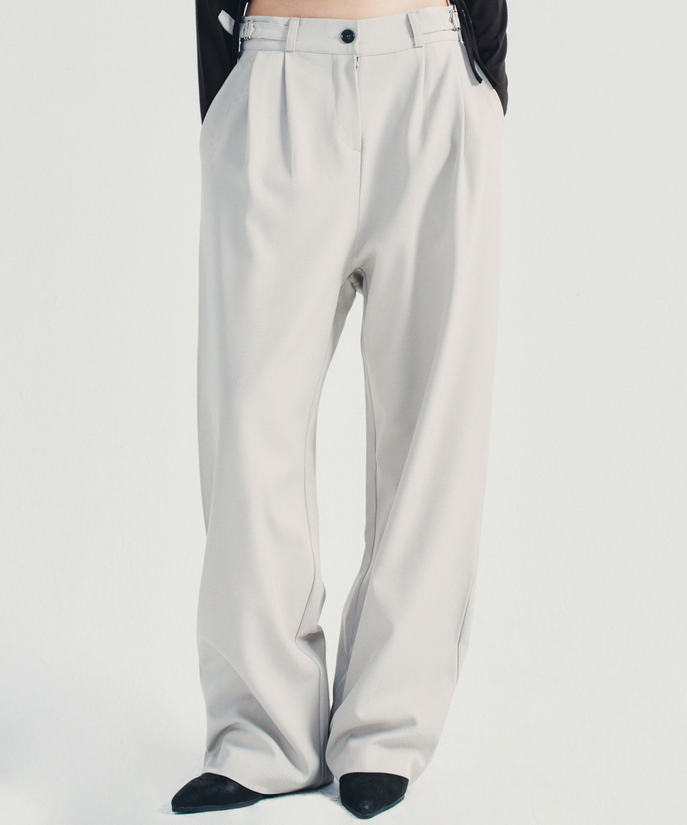 닉앤니콜 | WIDE COMFORT DOUBLE PLEATS SLACKS