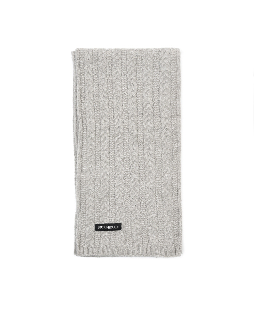 닉앤니콜 | NICOLE CABLE KNIT MUFFLER