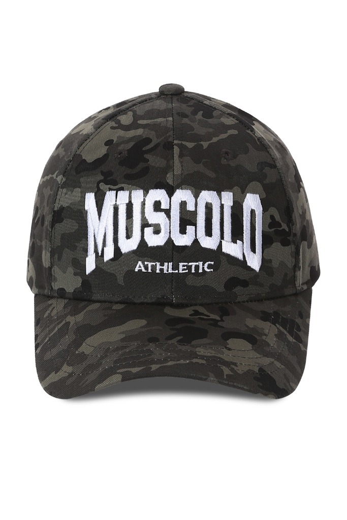 머스콜로 | EMBROIDERY HARD BASEBALL CAP - ORIGINAL CAMO