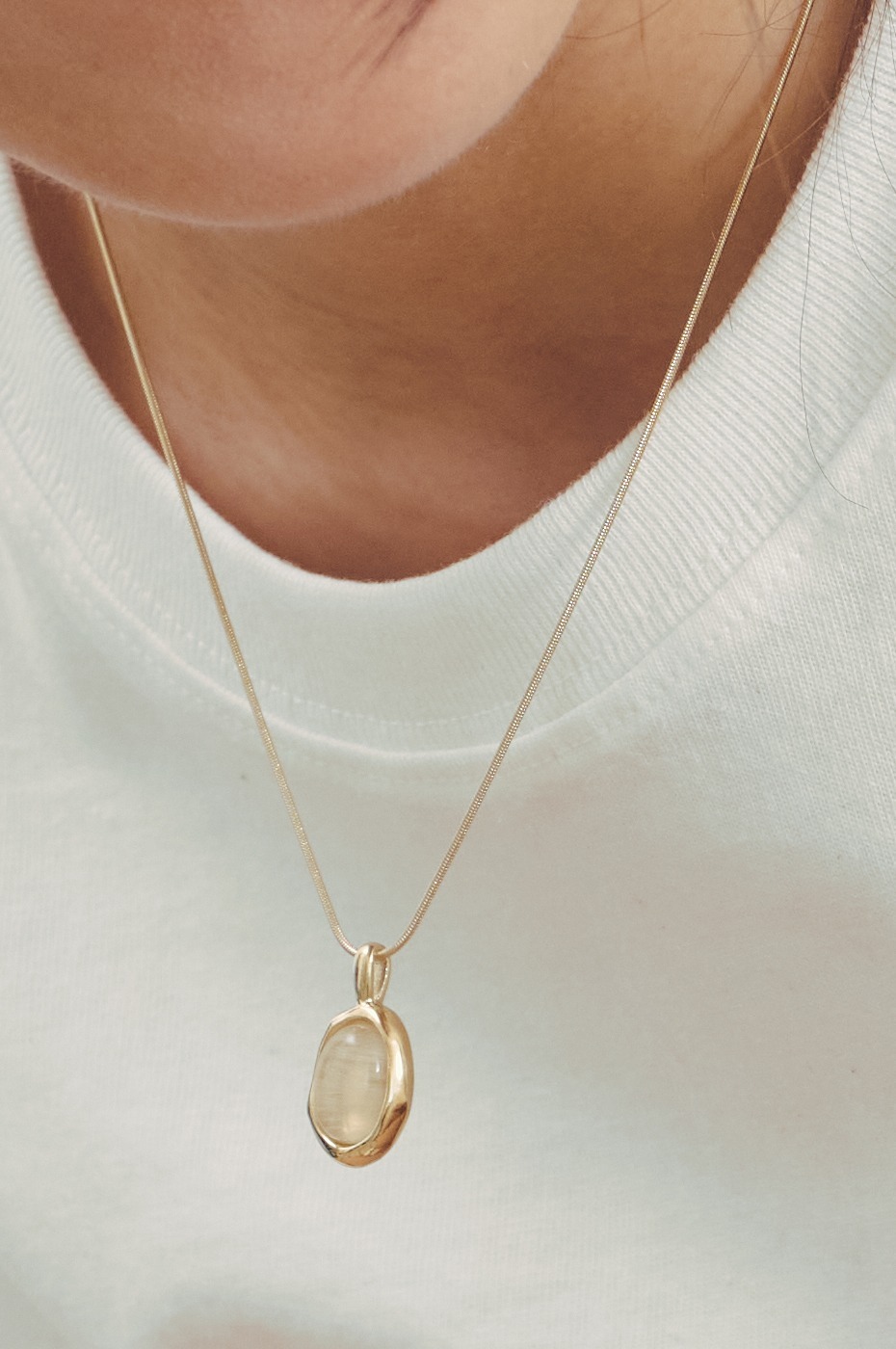 R05_FLOW NECKLACE (GOLD) | ARF(알프)