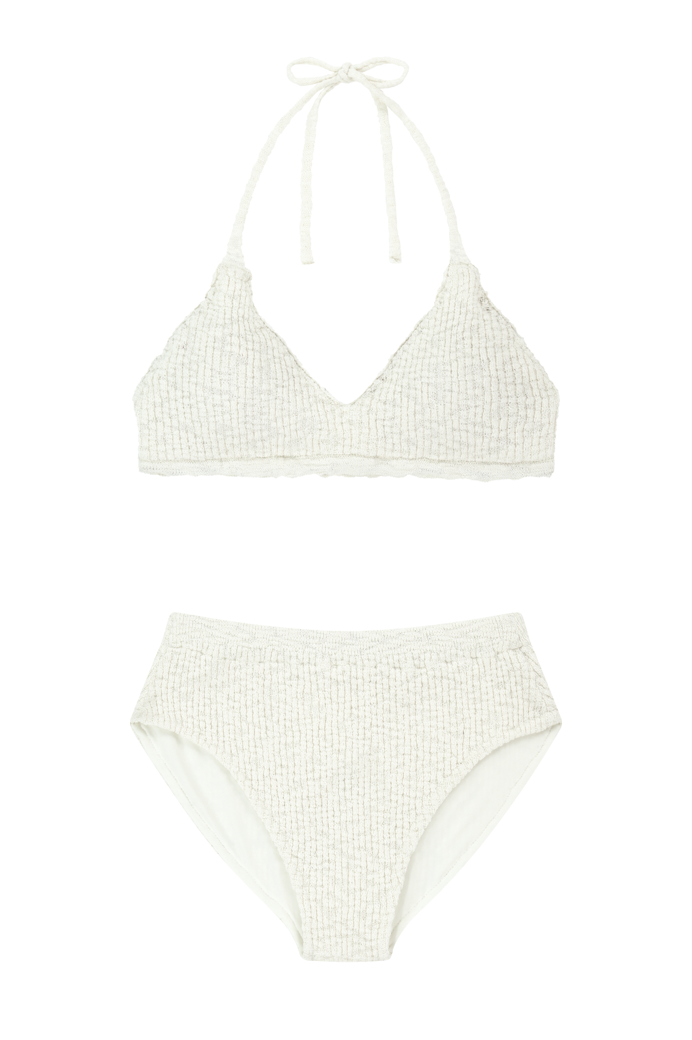Ribbed Bikini (Cream) - BORSA