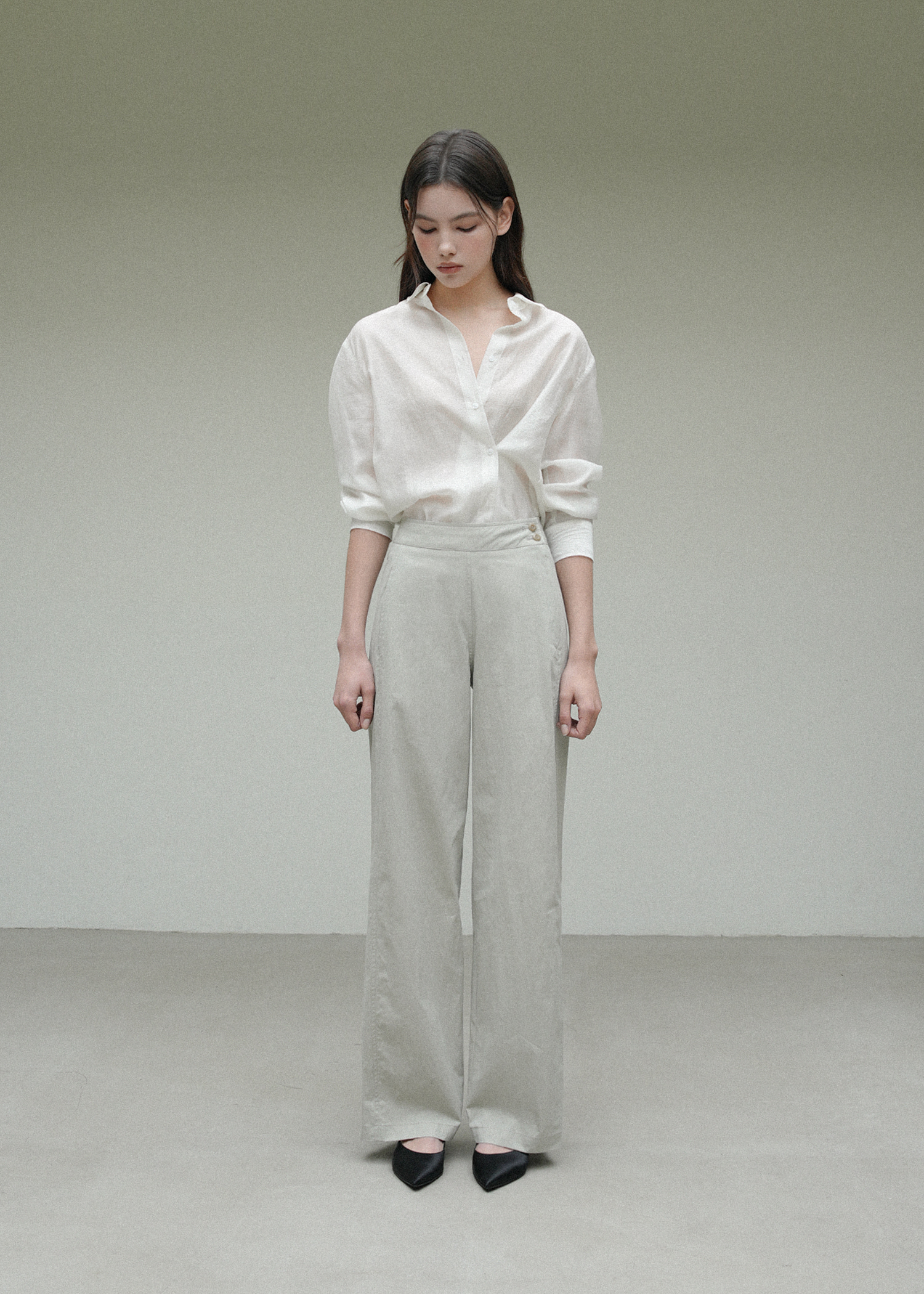 [17th] Sene side button shirt (ivory) - 감도 깊은 취향 셀렉트샵 29CM