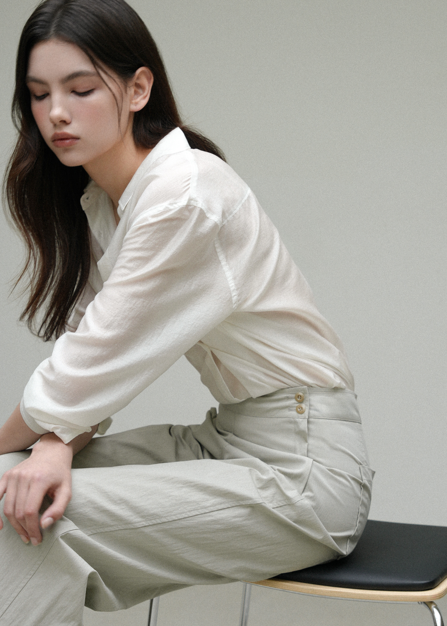 [17th] Sene side button shirt (ivory) - 감도 깊은 취향 셀렉트샵 29CM