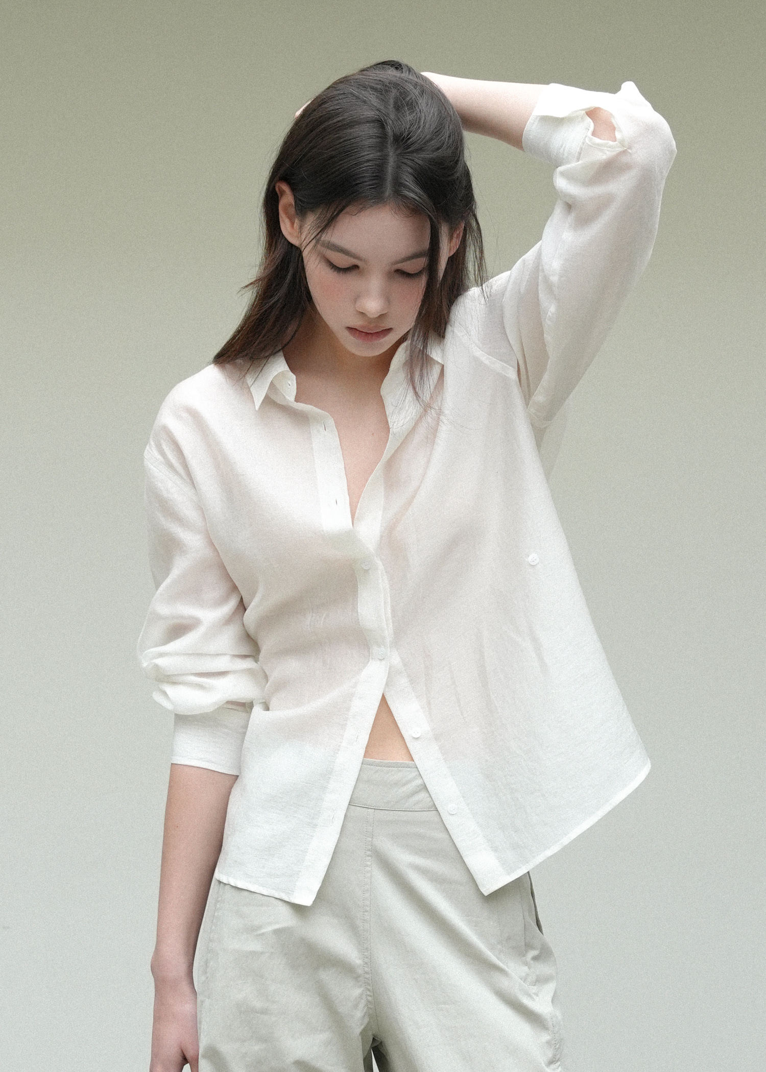 [17th] Sene side button shirt (ivory) - 감도 깊은 취향 셀렉트샵 29CM