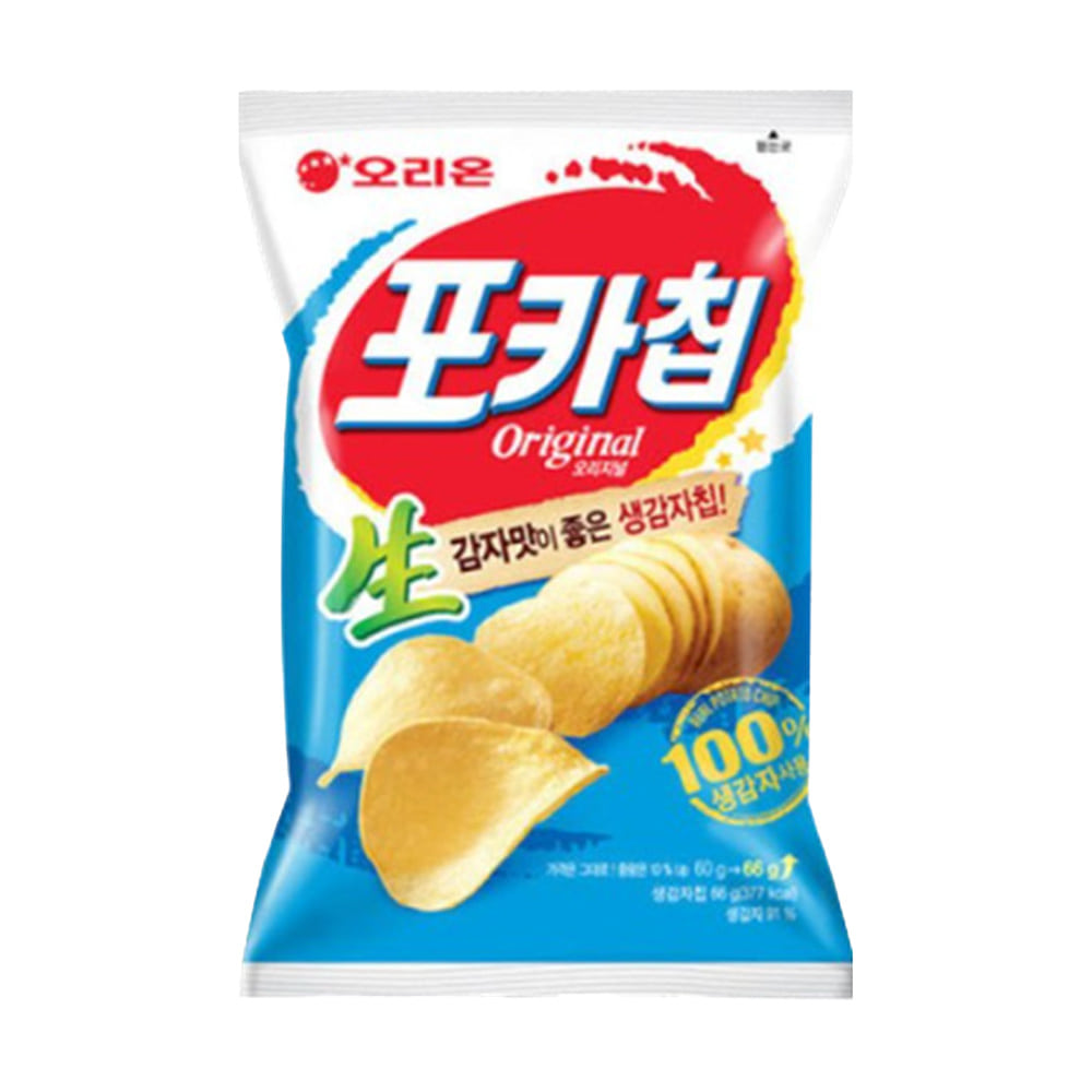 (상온)포카칩 오리지널 66g (4개 이상구매) 택배 - 밥끼