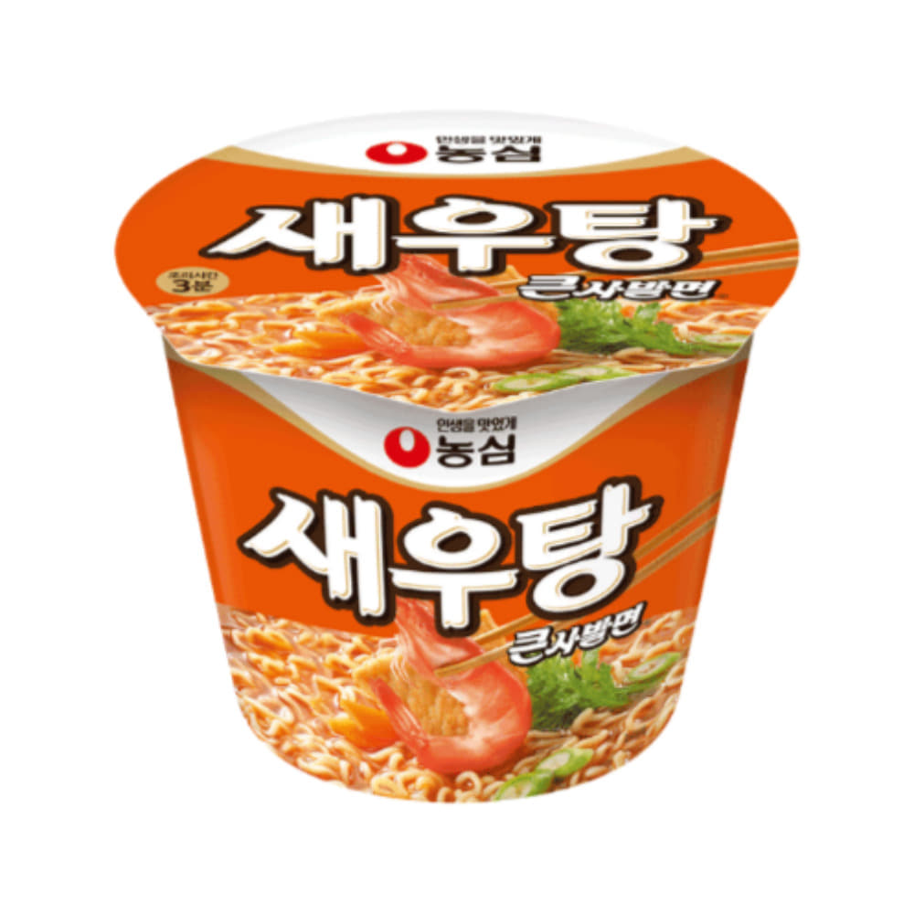 (상온)새우탕 큰사발 110g (4개입) 택배 - 밥끼