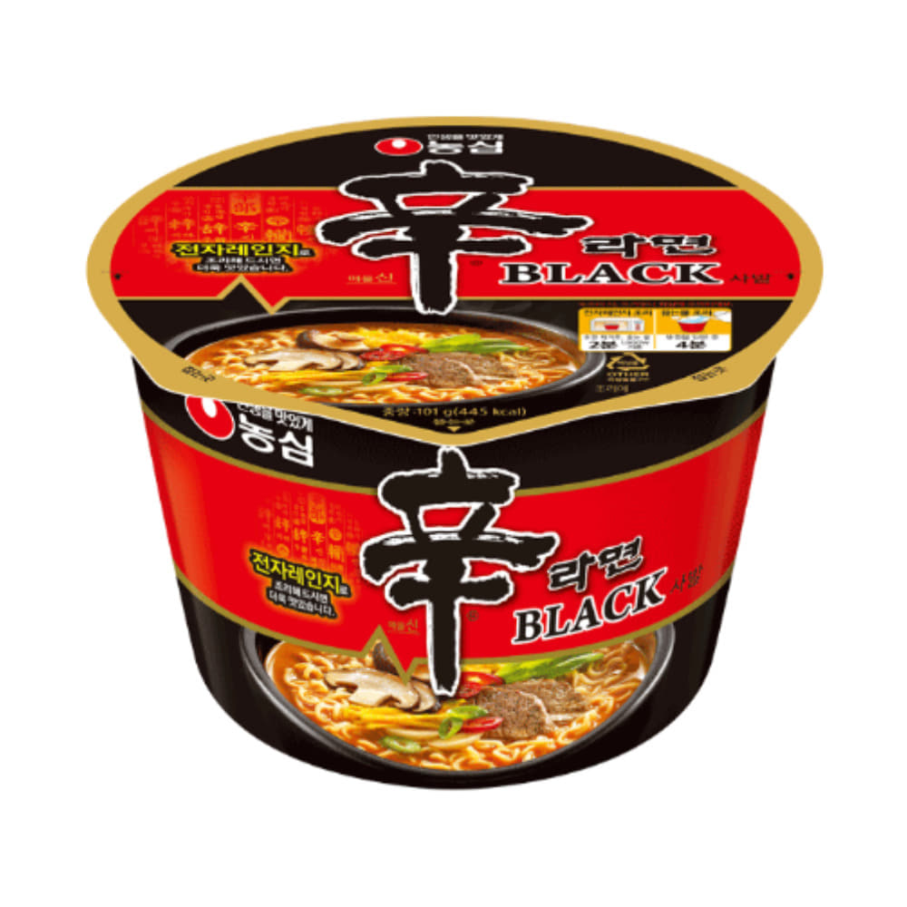 (상온)신라면블랙사발 101g (6개입) 택배 - 밥끼