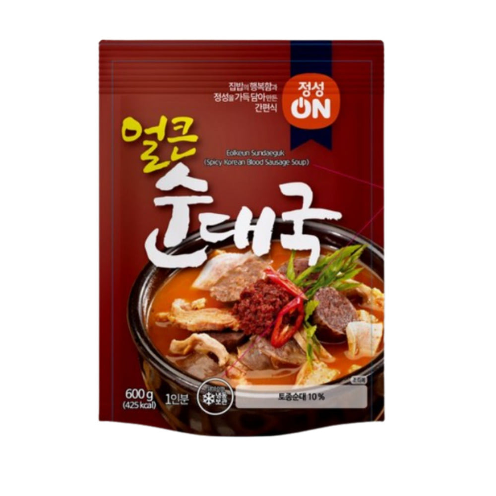 (냉동)얼큰 순대국 600g (4개입) - 밥끼