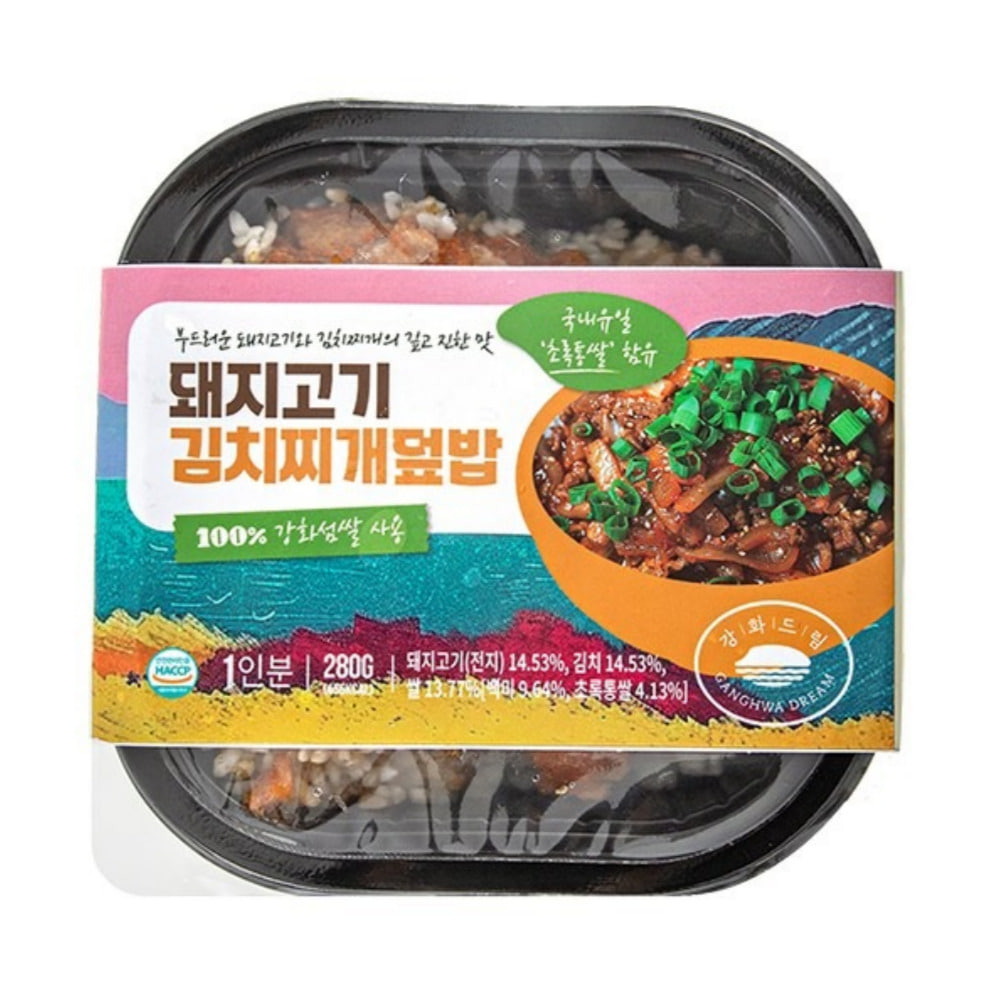 (냉동)돼지고기 김치찌개덮밥 280g (6개입) - 밥끼