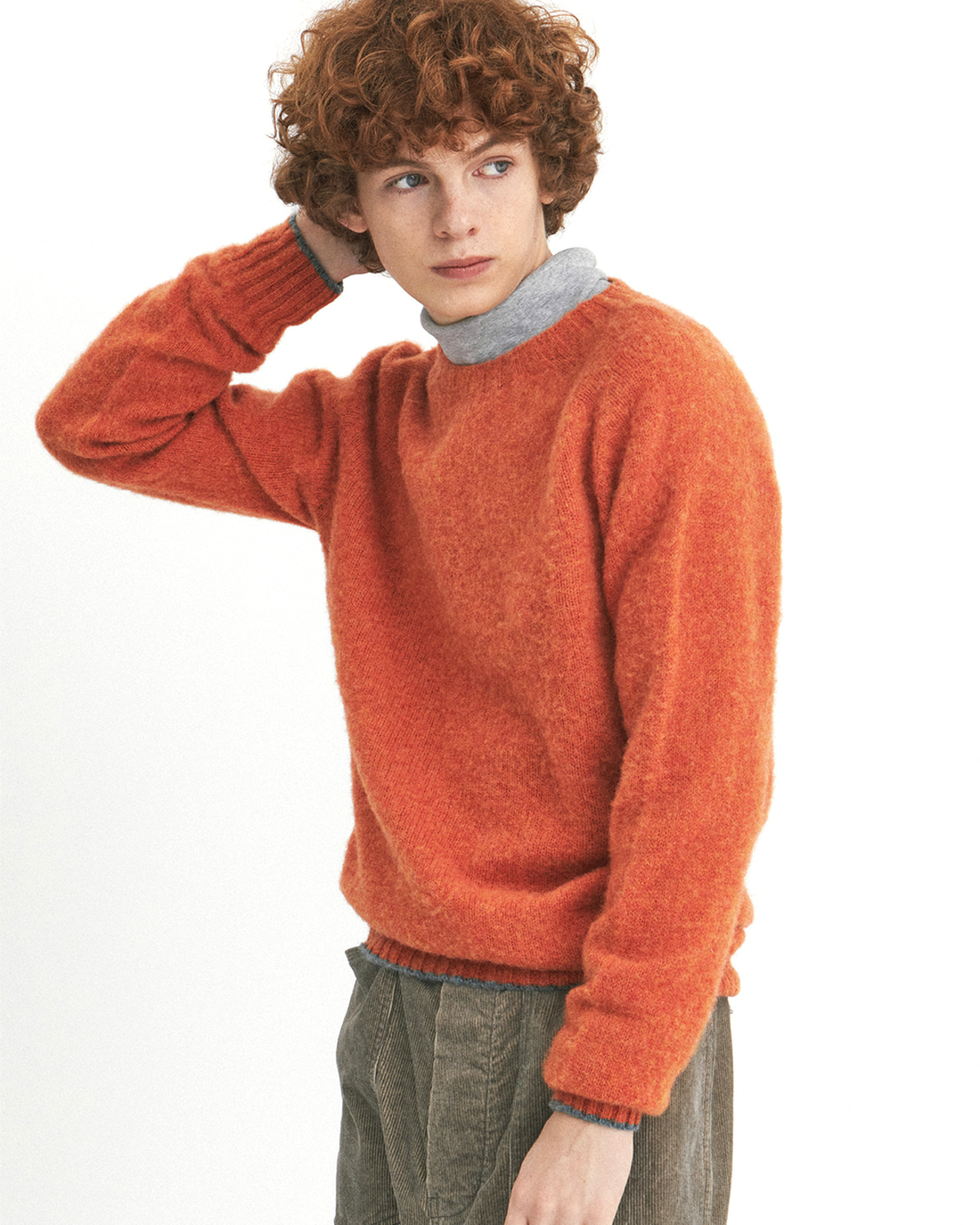 SHAGGY DOG CREWNECK SWEATER / JAFFA - EASTLOGUE SHAGGY DOG CREWNECK SWEATER / JAFFA - EASTLOGUE
