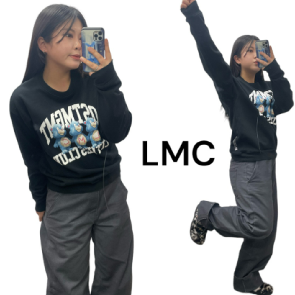 LMC 베어 빅로고 맨투맨 - 하이리티