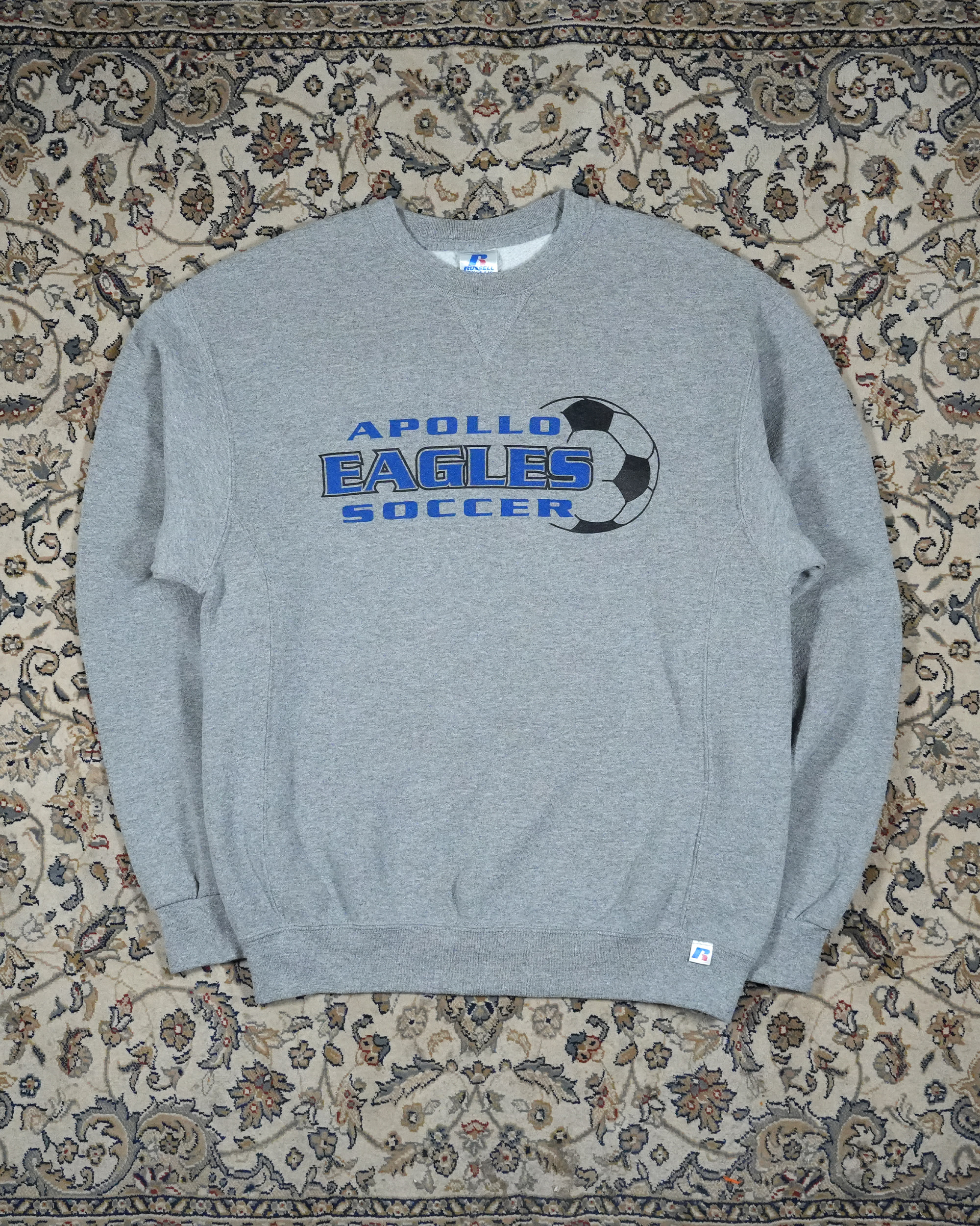 (L) RUSSELL Apollo Eagles Sweatshirt (TH1SWA24) | 헤비듀티 아카이브