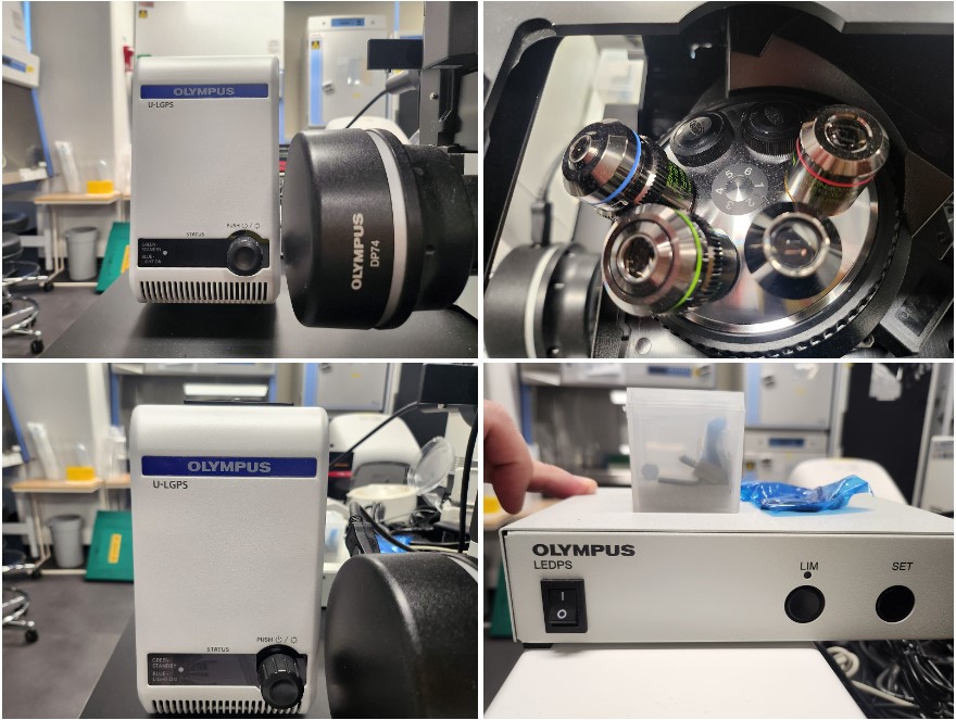 [판매완료] IX73-DP74 도립형광현미경 - Universal Bio Korea