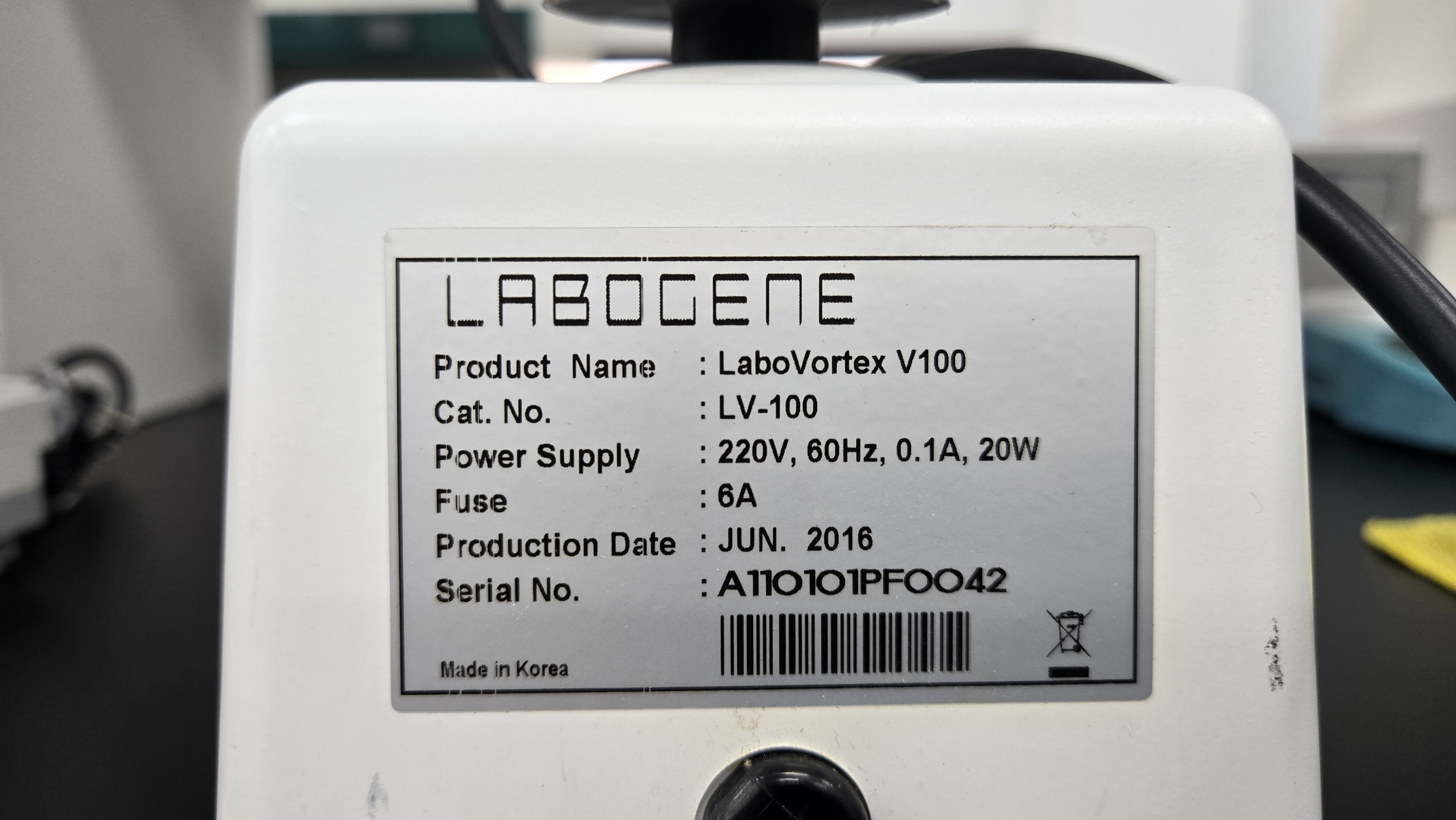 Labogene LaboVortex V100 [유] - Universal Bio Korea