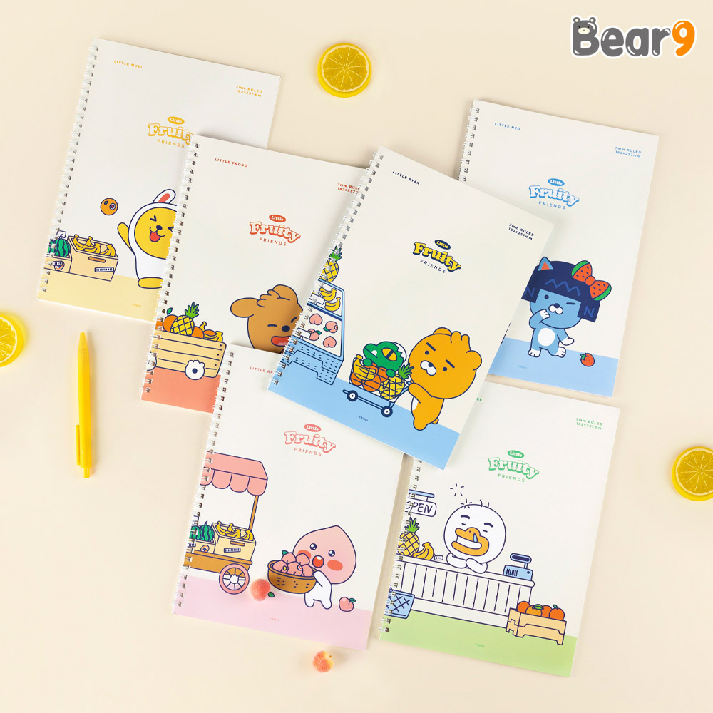 1500 리틀프렌즈 프루티 신학기 스프링 노트 - bear9