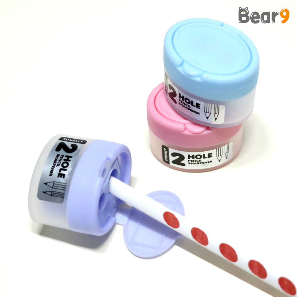 1000 컴팩트 2홀 연필깎이 - bear9