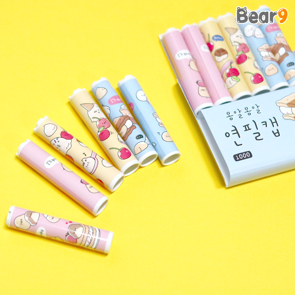 1000 몽알몽알 연필캡 - bear9