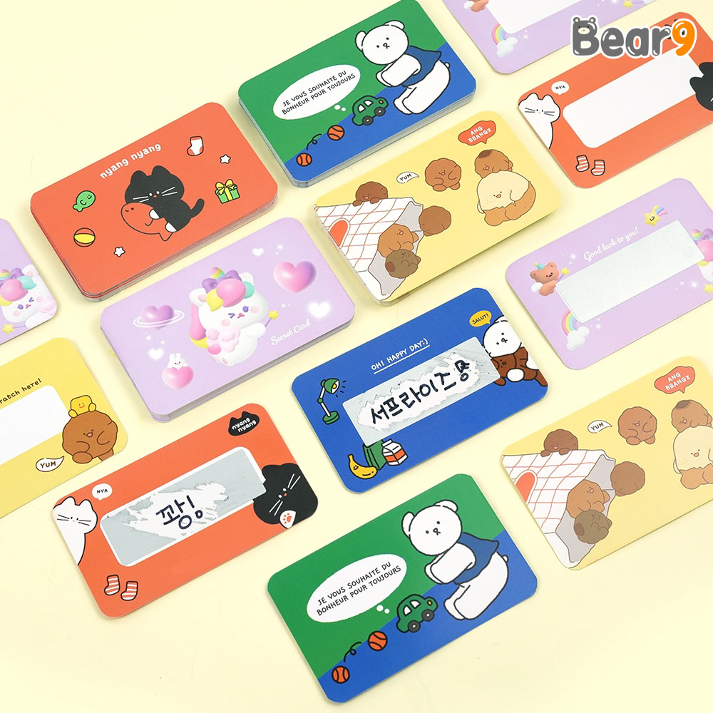 2000 스크래치 카드 | bear9