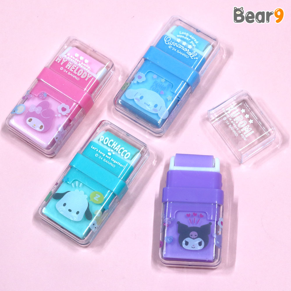 1500 산리오 캐릭터즈 롤러 지우개 BOX(24개입) - bear9