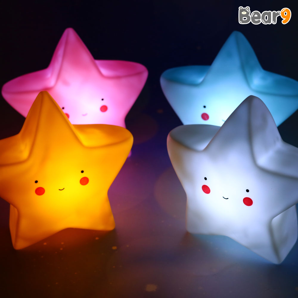 4000 반짝반짝 별 무드등 BOX(8개입) - bear9