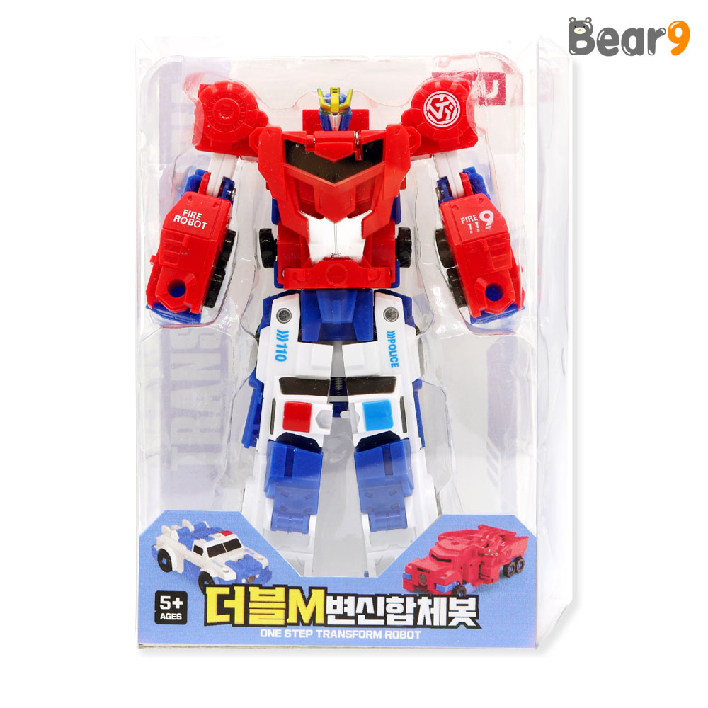 10000 더블 M 변신 합체봇 BOX(12개입) - bear9