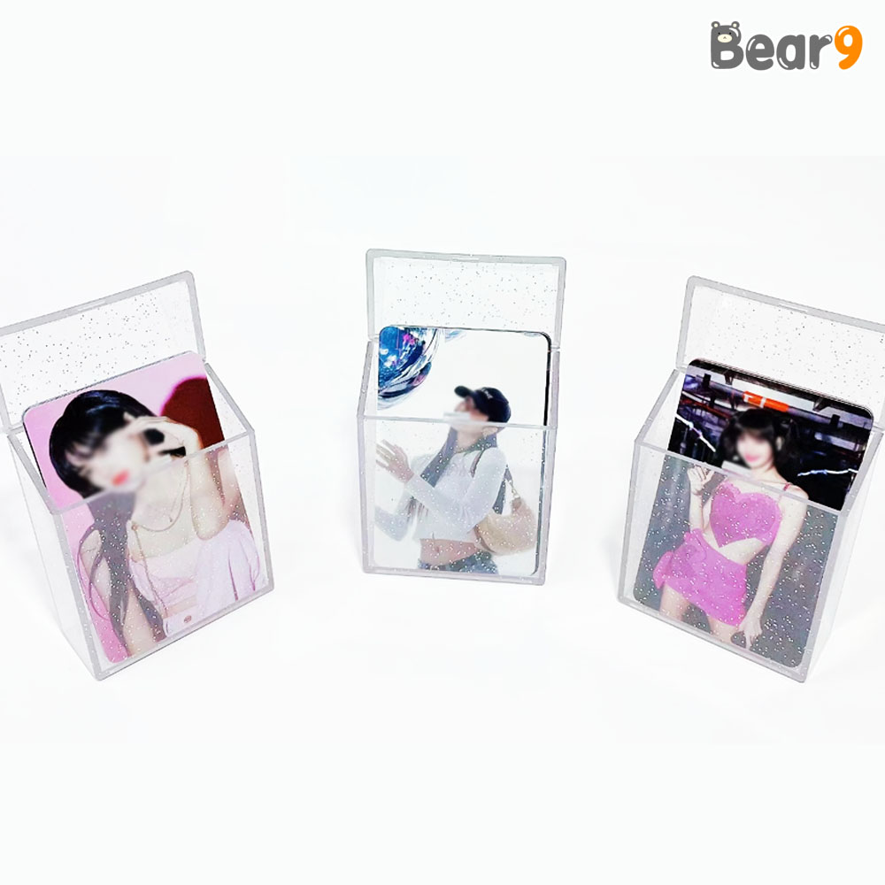 3000 투명 원터치 포카 케이스 BOX(10개입) - bear9