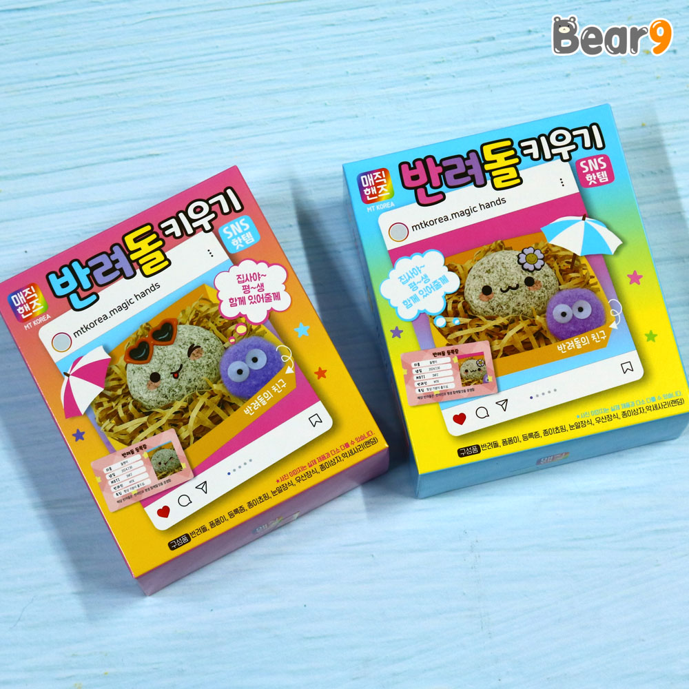 3000 반려돌 키우기 BOX(12개입) - bear9