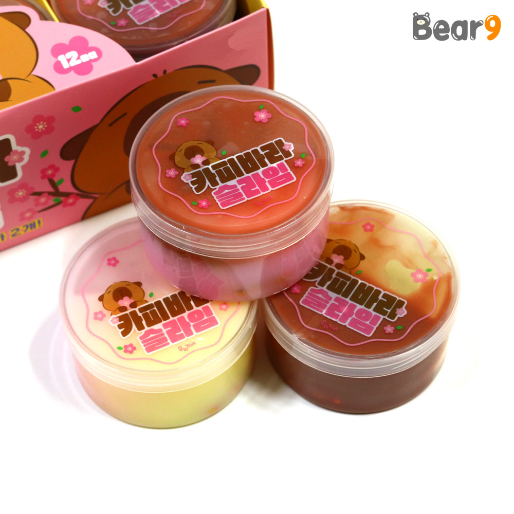 3000 카피바라 슬라임 BOX (12개입) - bear9