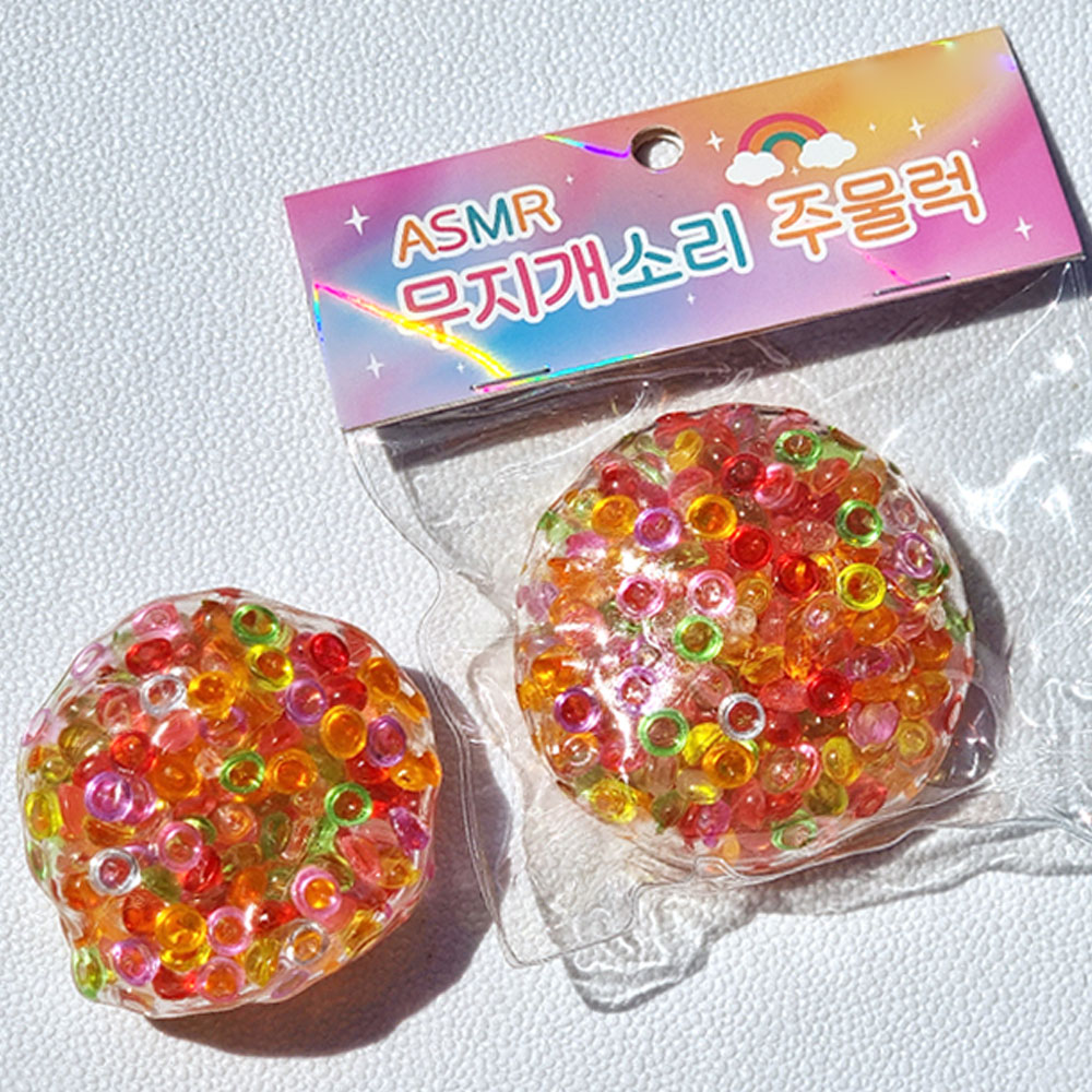 3500 ASMR 무지개 소리 주물럭 BOX (12개입) - bear9