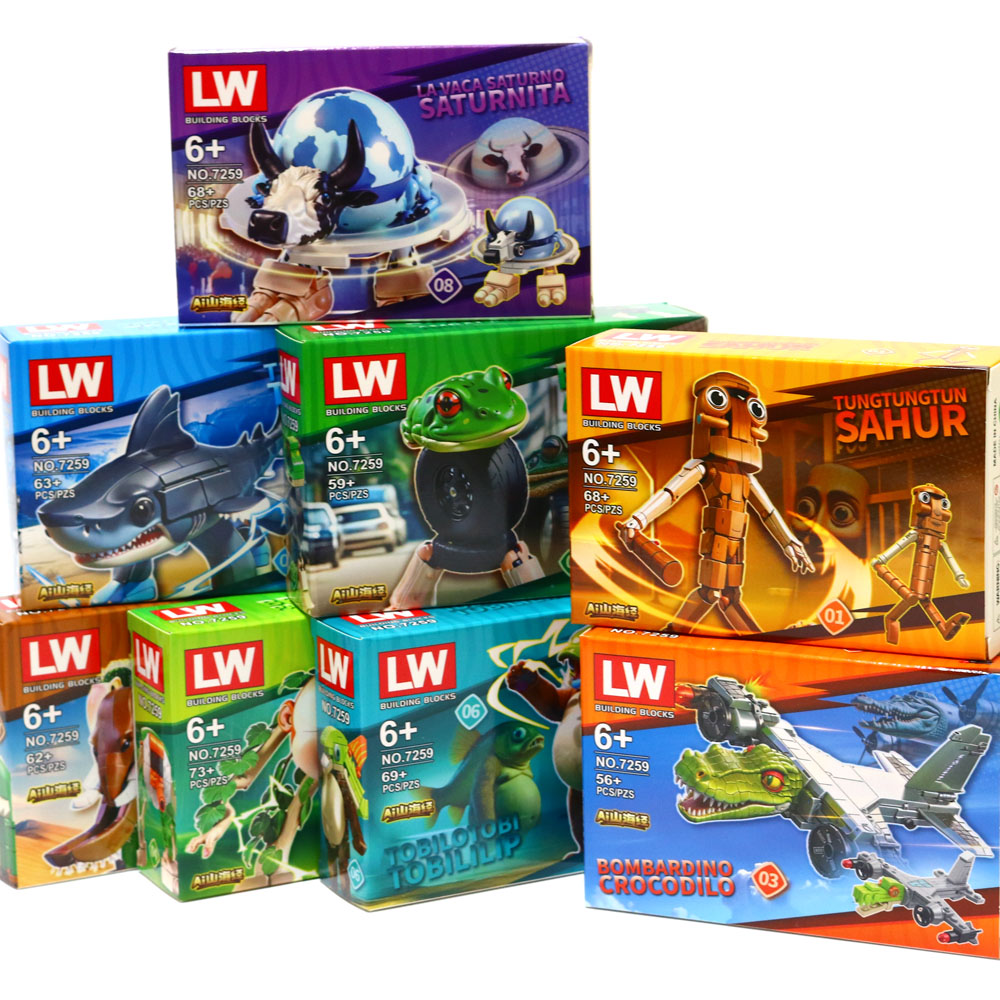 3000 이탈리안 밈 블럭 BOX (16개입) - bear9