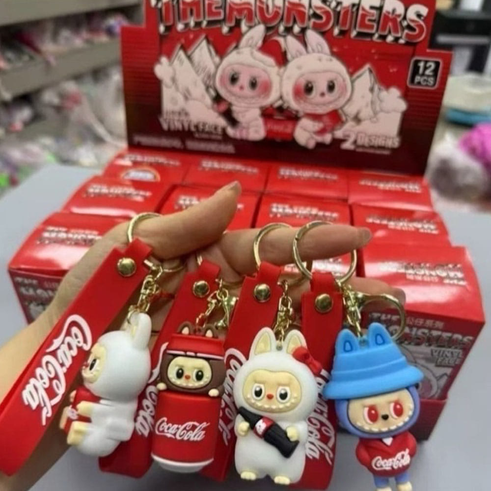 3000 라부부 콜라 인형 랜덤 키링 BOX (12개입) - bear9