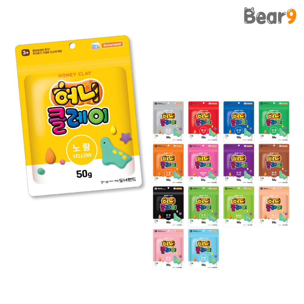 3500 도너랜드 허니클레이 50g 벌크 - bear9