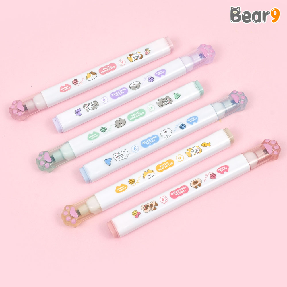 5000 냥냥 형광펜 세트 - bear9