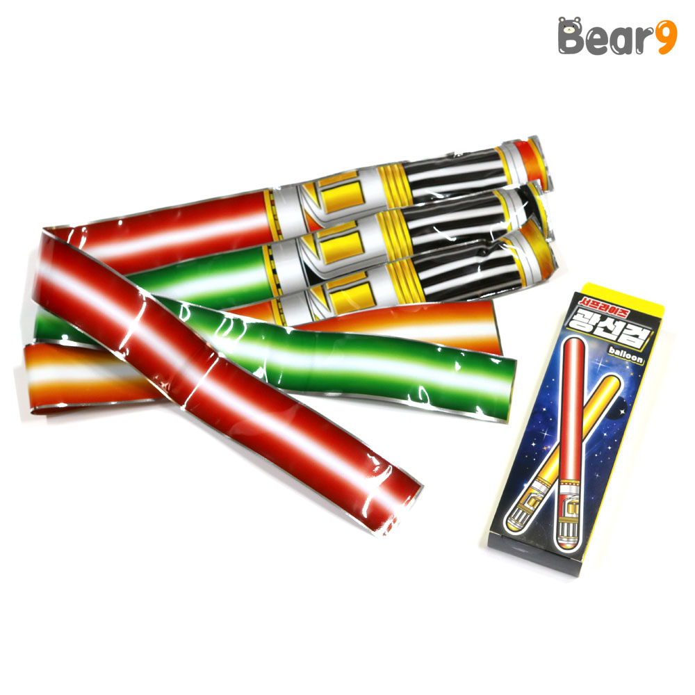 1000 서프라이즈 광선검 풍선 BOX(24개입) - bear9