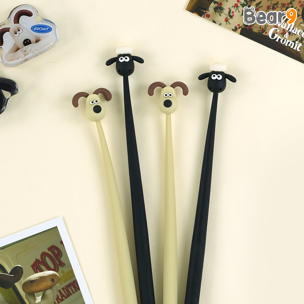 3000 월레스와 그로밋 흔들이 중성펜 BOX(20개입) - bear9