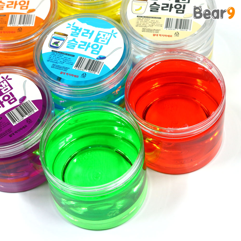 3000 컬러 잼 슬라임 BOX(8개입) - bear9