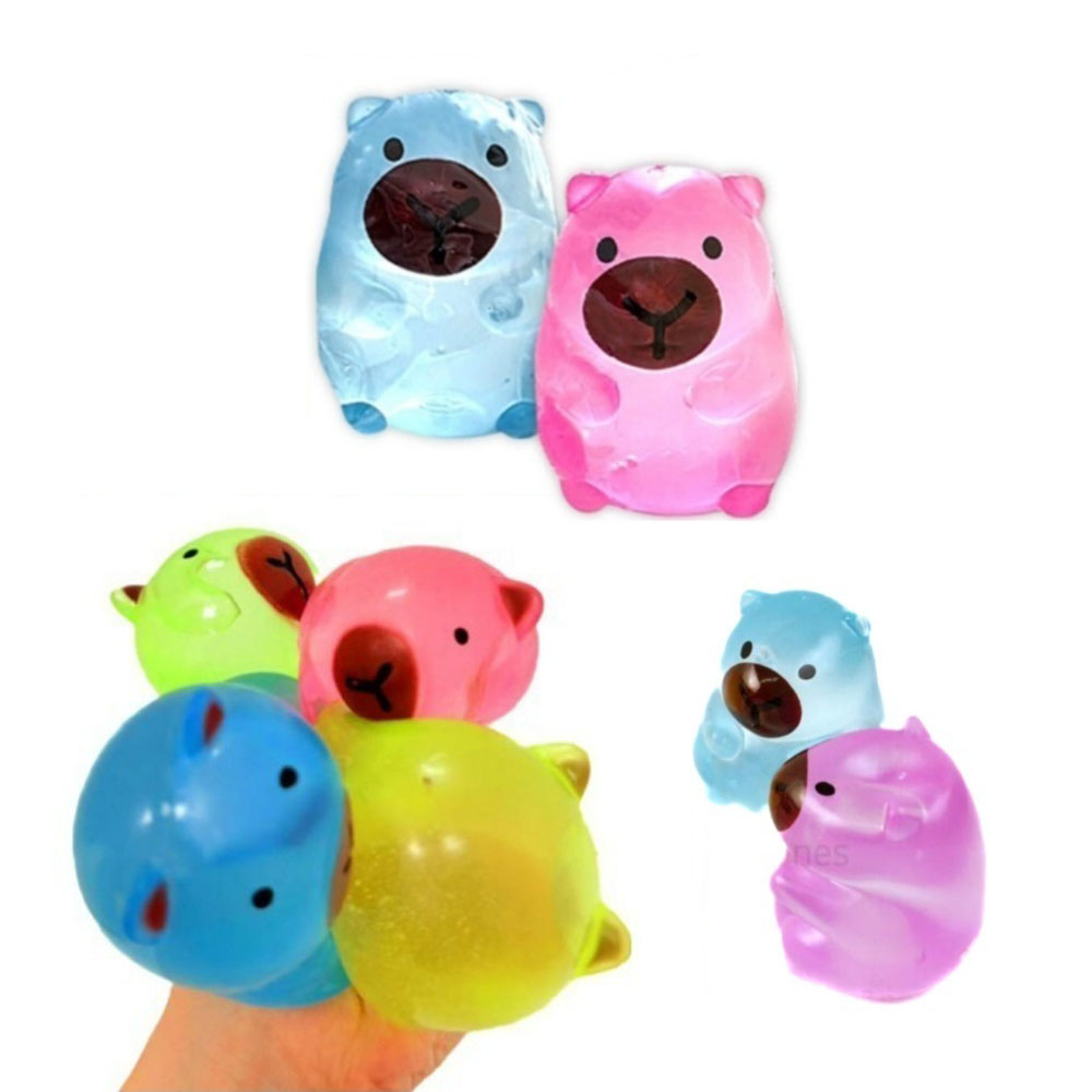 2500 검드롭 카피바라 로제 스트레스볼 BOX (12개입) - bear9