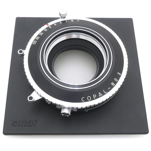 [중고] 코팔 Copal Lens Shutter No.3 [ 4x5 렌즈 3번 셔터 ] + 지나 보드포함 (A+) - 신성카메라