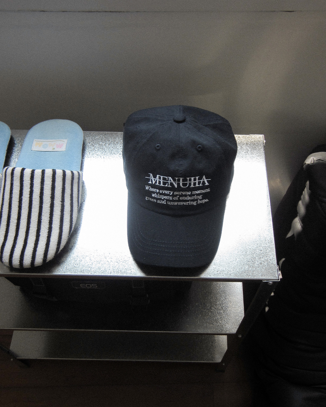 Menuha Logo Ball Cap - Navy | 므누하