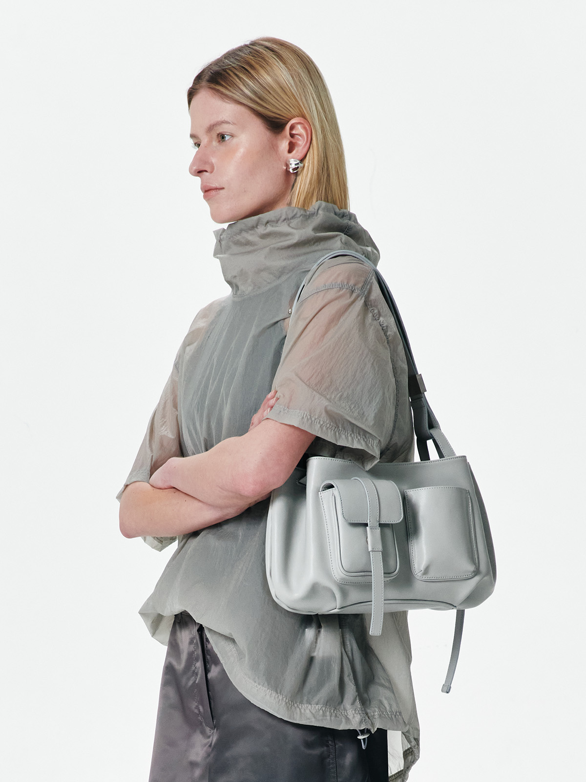 Pocket bag_Light grey | AHNI