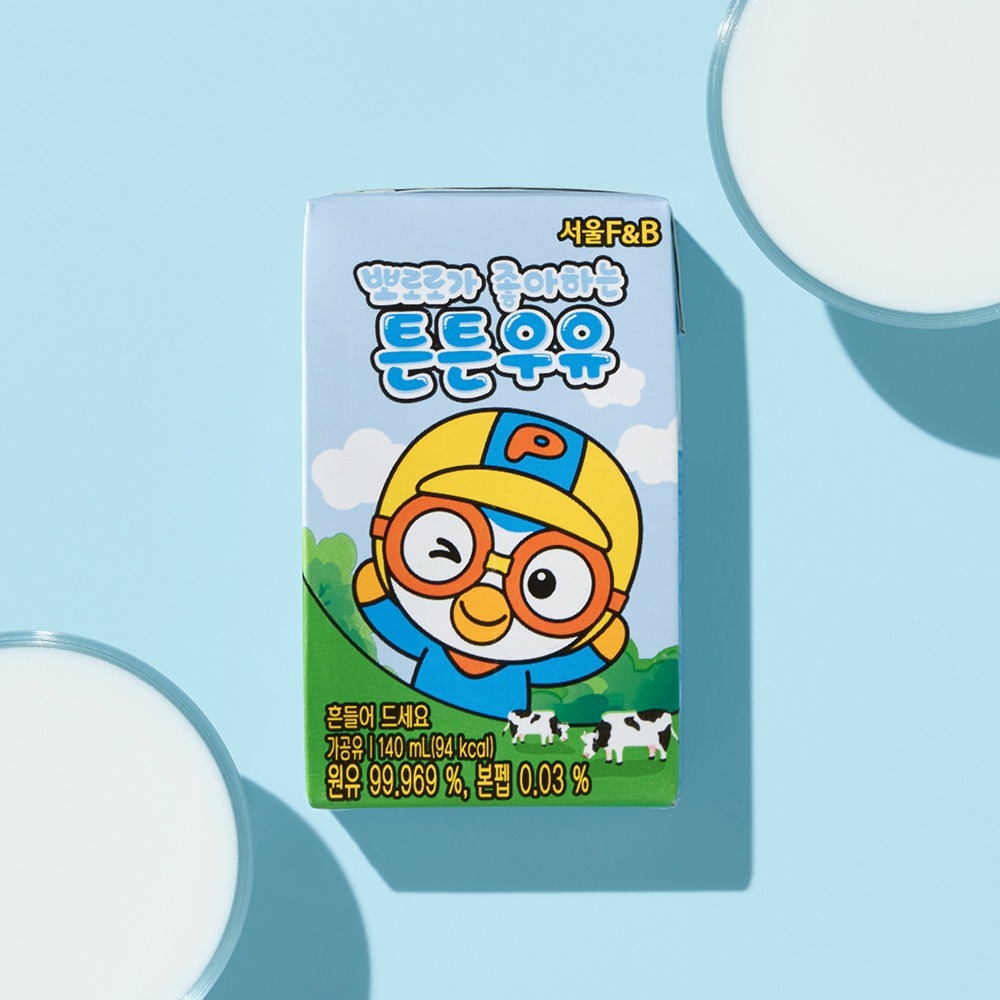 뽀로로가 좋아하는 튼튼우유 140mL x 24입