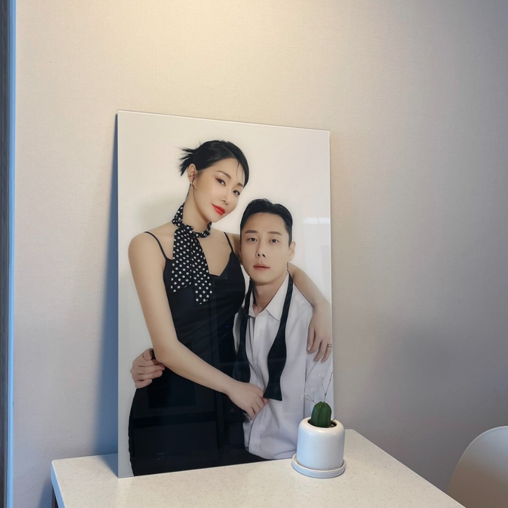 웨딩드로우 - 디아섹 아크릴액자 20R변형 / 중대형 (변형사이즈)