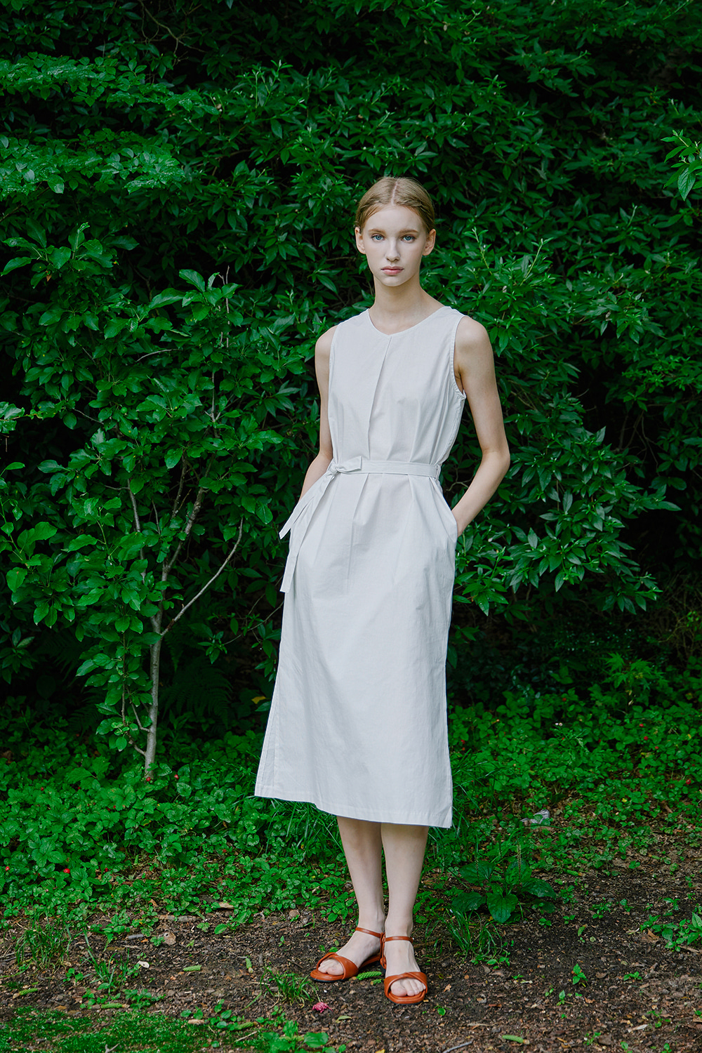 H-LINE Long Dress (Ivory - 2colors) - BLIONNE
