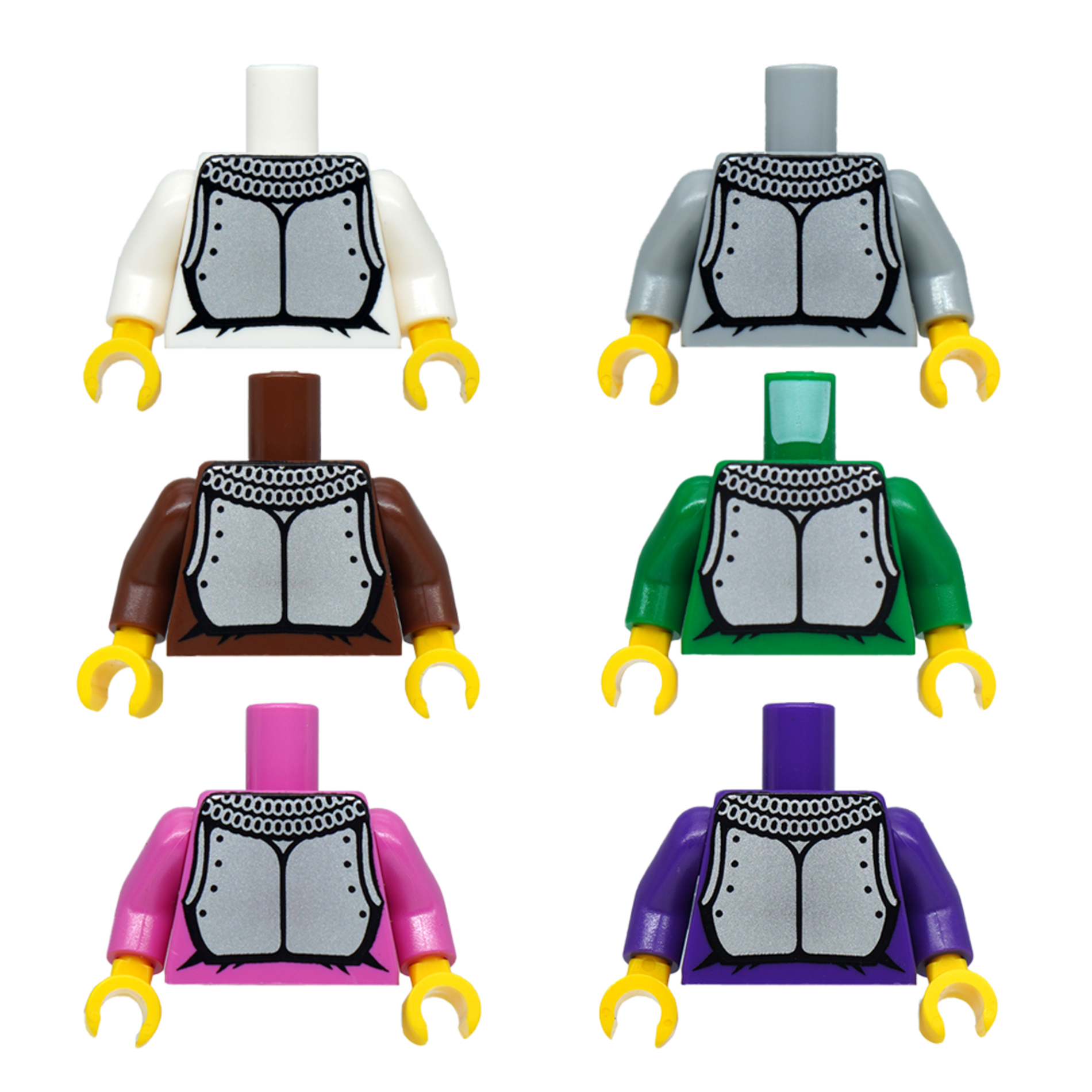 [Pad Printing] Armor Torso (6 types) | CROSSBRICK