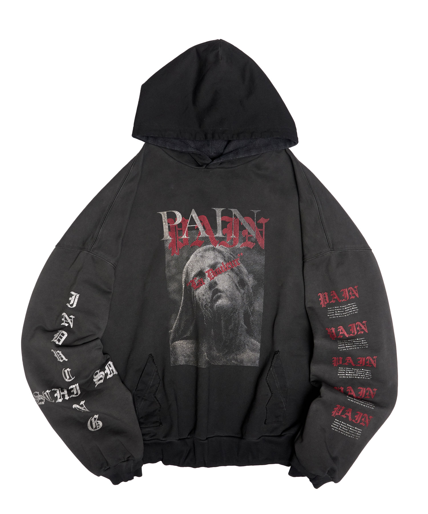 PAIN HOODIE BLACK | SCHISM INDUCING