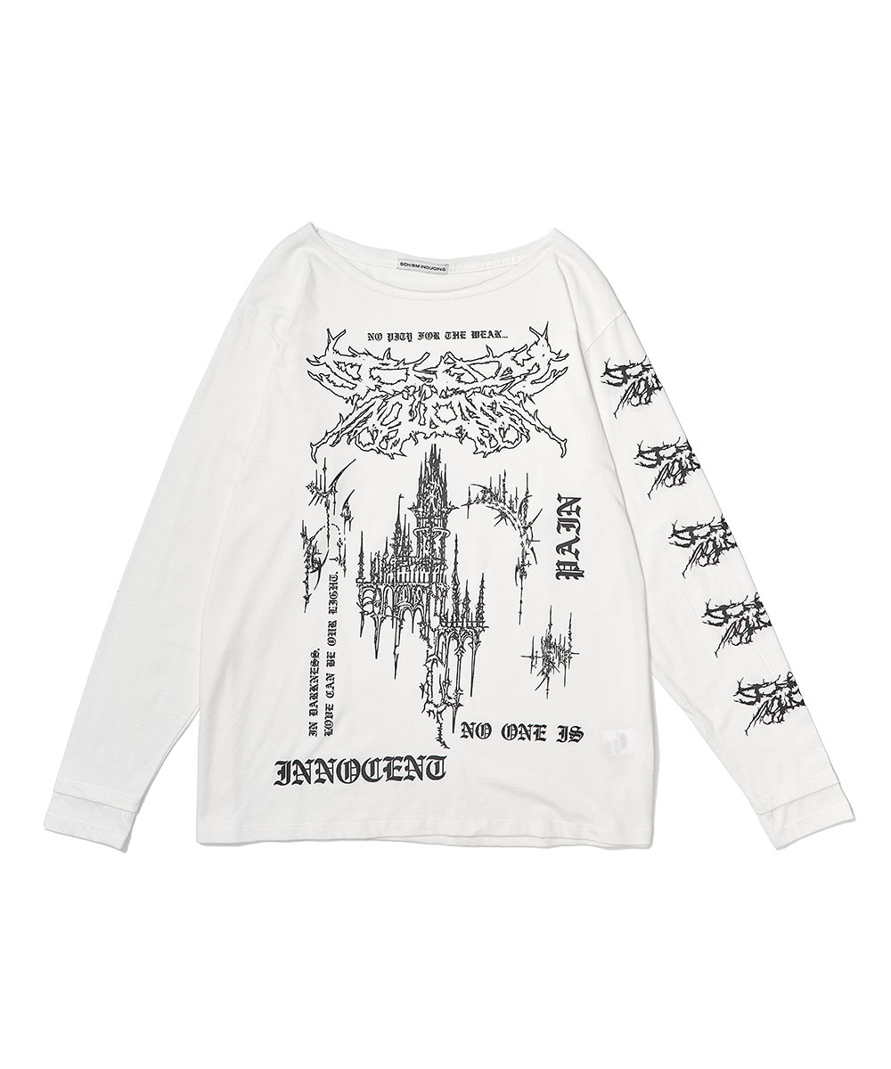 EMO OFF SHOULDER LS TEE IVORY | SCHISM INDUCING