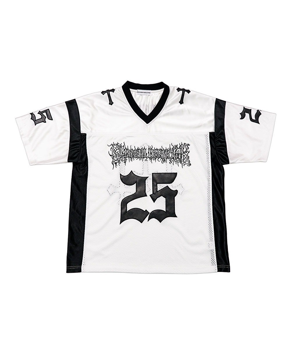 METAL HOCKEY JERSEY WHITE - SCHISM INDUCING