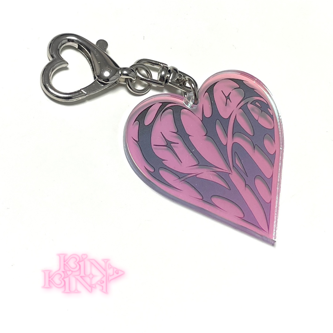트윙클 하트 키링 Twinkle Heart Keyring | 키나키나